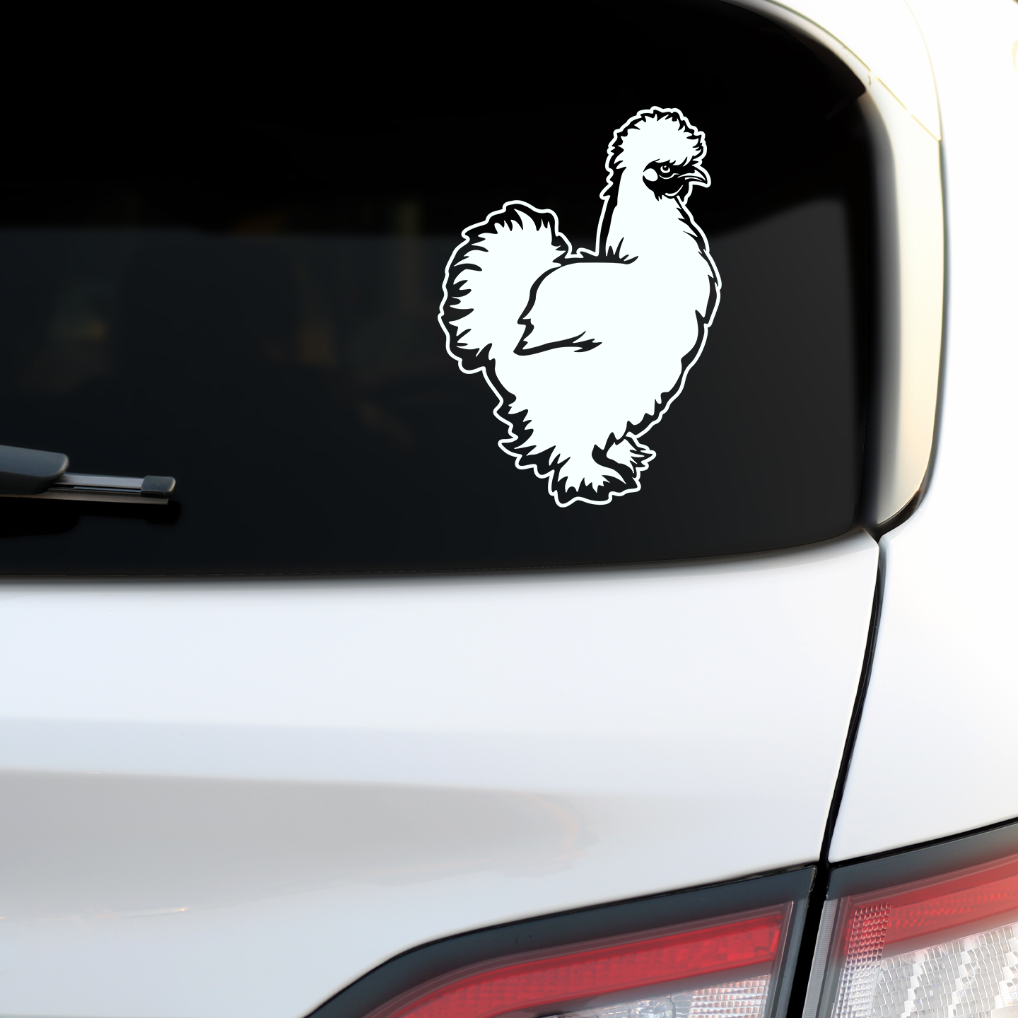 Silkie Chicken Sticker